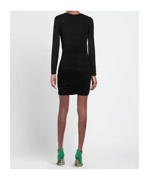 Isabel Marant Étoile Long Sleeve Deep V Neckline Mini Dress