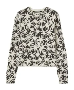 Palm Angels Palm Tree-printed Knitted Jumper