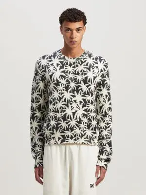 Palm Angels Palm Tree-printed Knitted Jumper