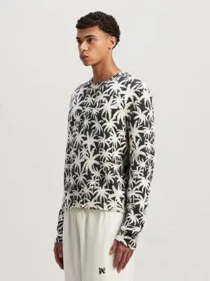 Palm Angels Palm Tree-printed Knitted Jumper