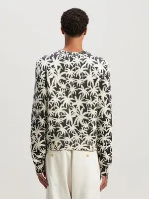 Palm Angels Palm Tree-printed Knitted Jumper