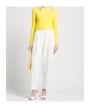 Isabel Marant Étoile Cashmere Cutout Crewneck Long Sleeve Knit