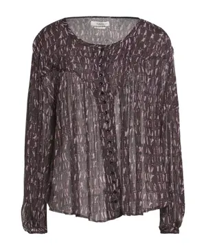 Isabel Marant Étoile Printed Long-sleeved Cover-up - Black