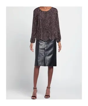 Isabel Marant Étoile Printed Long-sleeved Button-up Cover-up