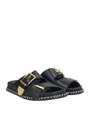 Chloé Flat Sandals With Buckle Strap