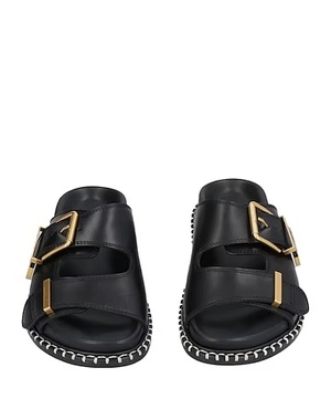 Chloé Flat Sandals With Buckle Strap