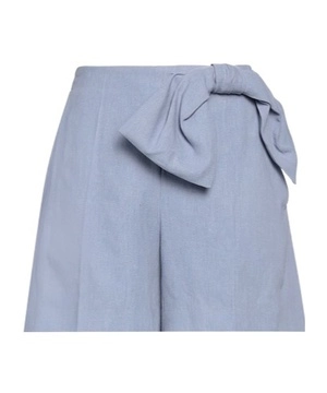 Chloé Bow Detail High Waisted Shorts - Blue