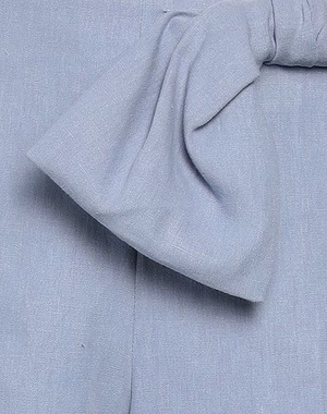 Chloé Bow Detail High Waisted Shorts - Blue