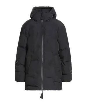 GANNI Casual Thick Cotton Coat - Black