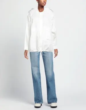 MAISON MARGIELA Long Sleeve Hooded Blouse