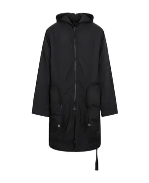 Rick Owens Hooded Quilted Coat