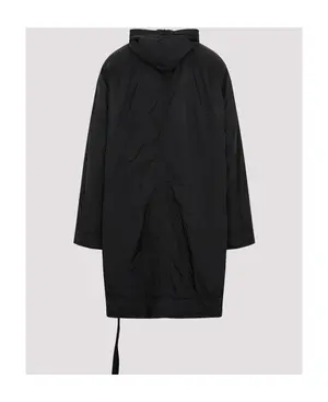 Rick Owens Hooded Quilted Coat