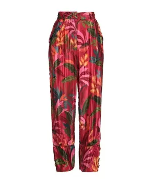 Farm Rio Elasticised Waist Casual Trouser - Red