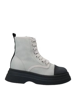 GANNI Two-tone Non-slip Platform Boots - Gray