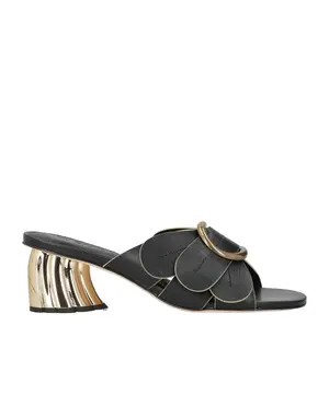 Farm Rio Metallic Heel Sandals