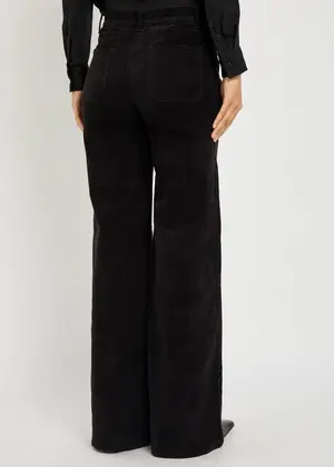 NILI LOTAN Florence Flared-leg Corduroy Trousers