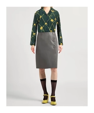 Burberry Floral Print Silk Shirt