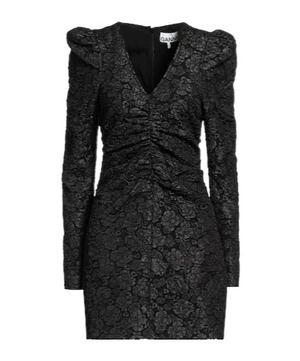 GANNI Short Dresses - Black