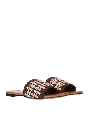 Marni Woven Slide Sandals