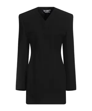 Jacquemus Fitted V-neck Long Sleeve Dress