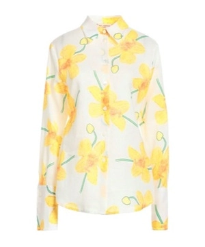 Marni Floral Print Long Sleeve Shirt