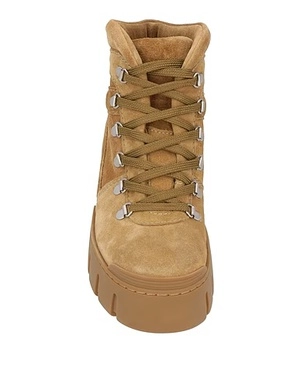 Isabel Marant Étoile Suede And Leather Platform Ankle Boots