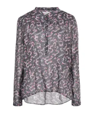 Isabel Marant Étoile Printed Long-sleeve Cover-up - Gray