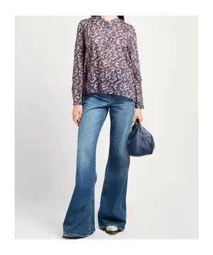 Isabel Marant Étoile Printed Long-sleeved Cover-up