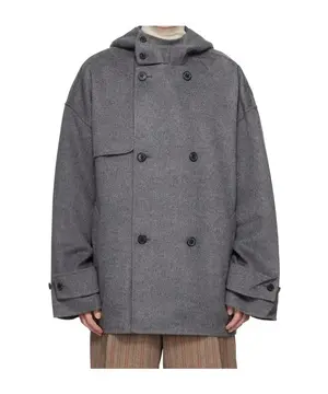 J.W.ANDERSON Double-breasted Hooded Jacket