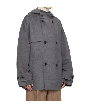 J.W.ANDERSON Double-breasted Hooded Jacket
