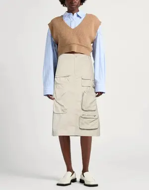 MAISON MARGIELA Minimalist Solid Color Umbrella Skirt