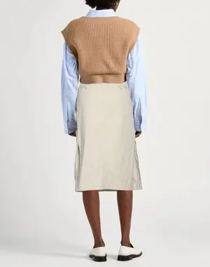MAISON MARGIELA Minimalist Solid Color Umbrella Skirt