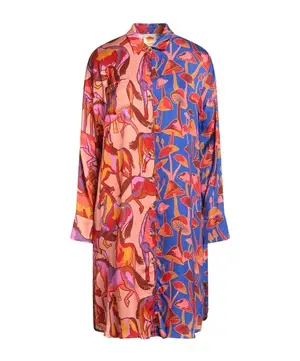 Farm Rio Long-sleeve Printed Shirt Dress