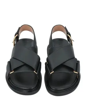 Marni Round-toe One-strap Sandals