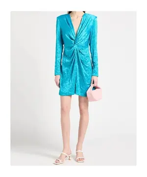 GANNI Deep V Neckline Dress