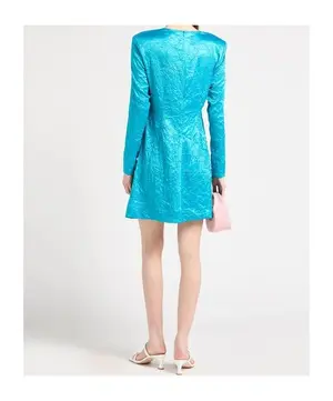 GANNI Deep V Neckline Dress