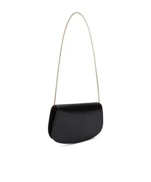 Saint Laurent Demilune Leather Wallet-on-chain