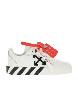 Off-White Vulcanized Lace-up Sneakers - White