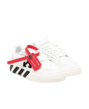 Off-White Vulcanized Lace-up Sneakers