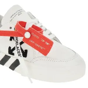 Off-White Vulcanized Lace-up Sneakers