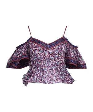 Isabel Marant Étoile Floral Print Cold Shoulder Camisole
