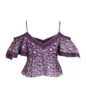 Isabel Marant Étoile Floral Print Cold Shoulder Camisole