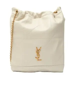 Saint Laurent Jamie 4.3 Leather Shoulder Bag - Nude