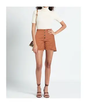 Isabel Marant Étoile High-waisted Button-down Shorts With Fringed Hem