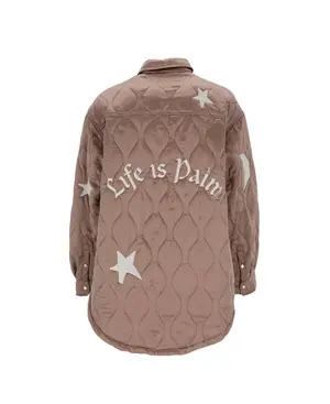 Palm Angels Logo Quilted Jacket