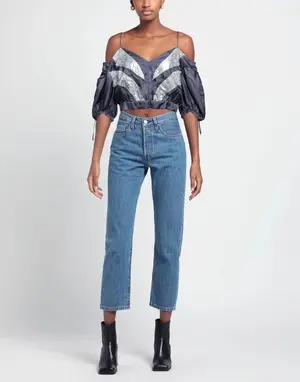 Isabel Marant Étoile Multicolor Woven Short Sleeve Top