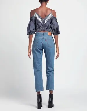 Isabel Marant Étoile Multicolor Woven Short Sleeve Top