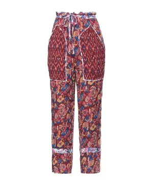 Isabel Marant Étoile Floral Print Drawstring Waist Trousers - Multicolor
