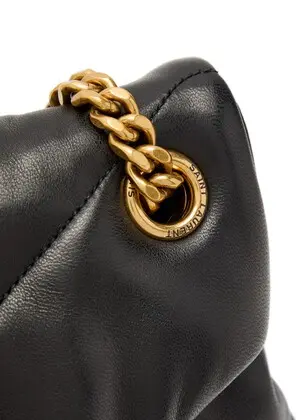 Saint Laurent Lou Puffer Medium Leather Shoulder Bag