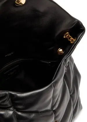Saint Laurent Lou Puffer Medium Leather Shoulder Bag